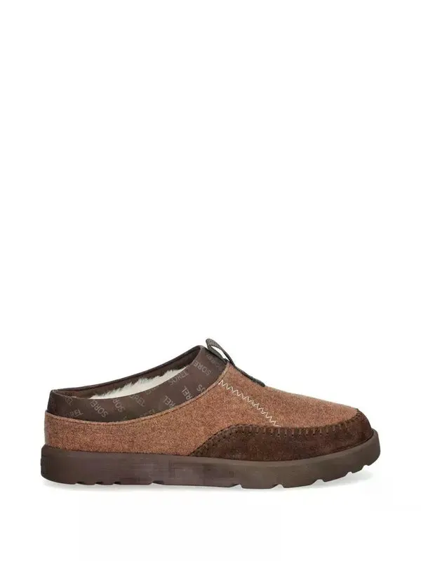 Sorel Byways Whipstitch-trim Shearling-lined Mules