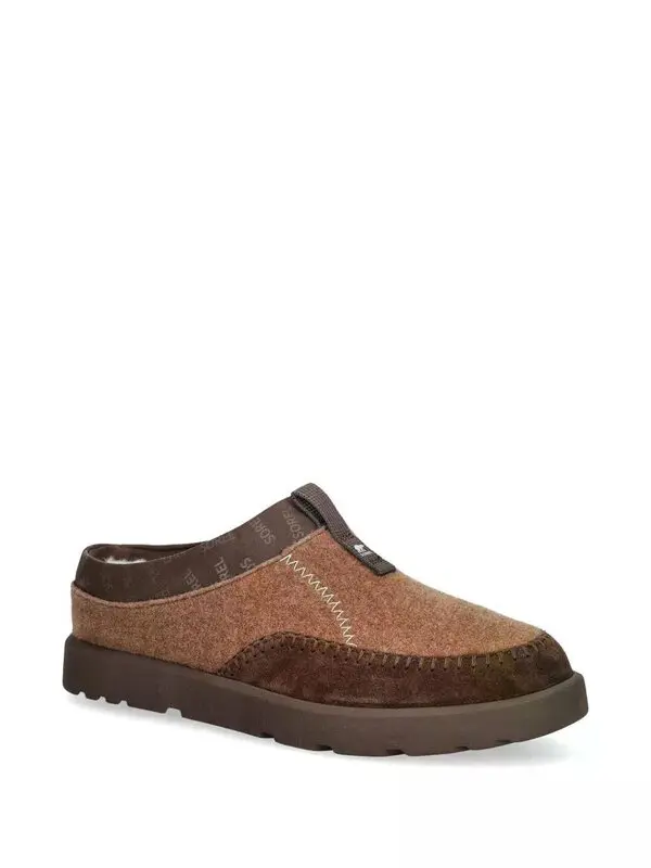 Sorel Byways Whipstitch-trim Shearling-lined Mules