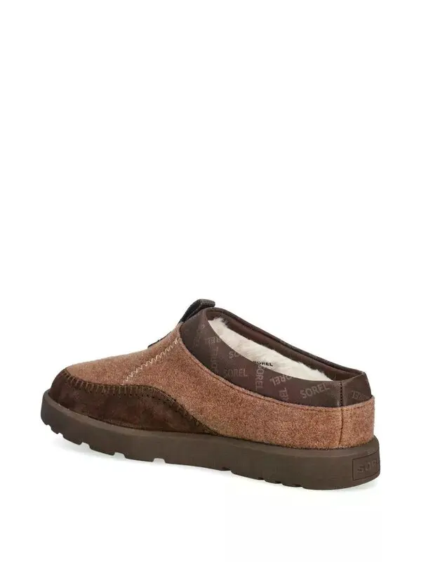 Sorel Byways Whipstitch-trim Shearling-lined Mules