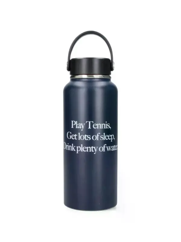 Sporty & Rich Logo-print Water Bottle