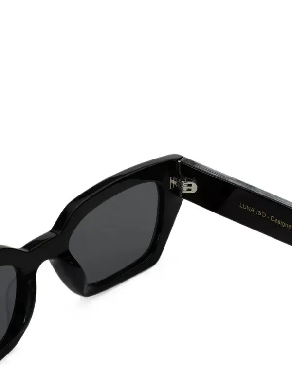 MESSYWEEKEND Luna Geometric-frame Sunglasses - Black