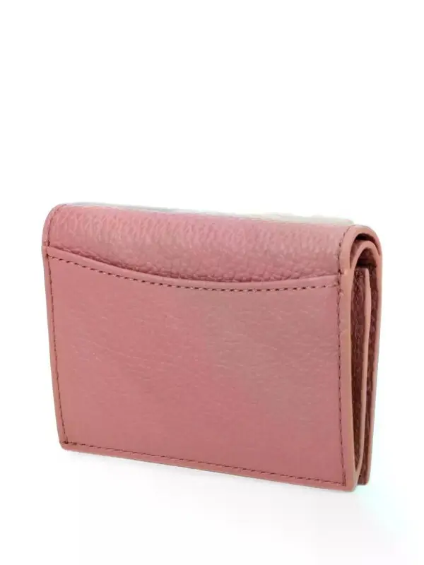 COCCINELLE Grainy-leather Logo-plaque Wallet
