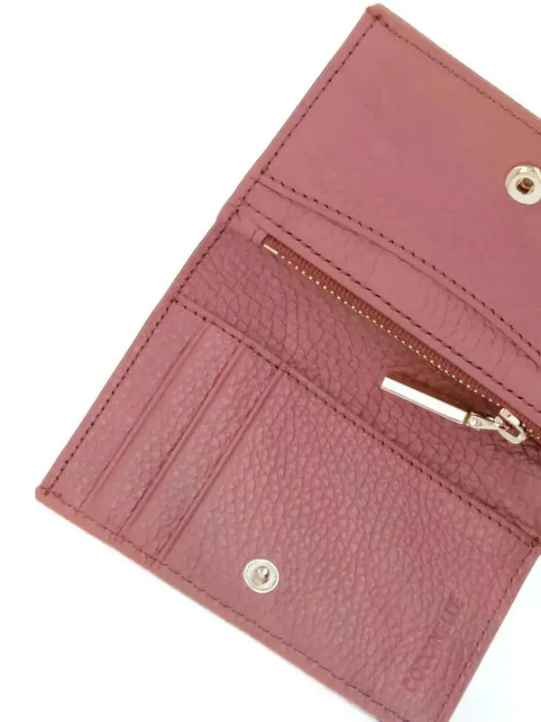 COCCINELLE Grainy-leather Logo-plaque Wallet