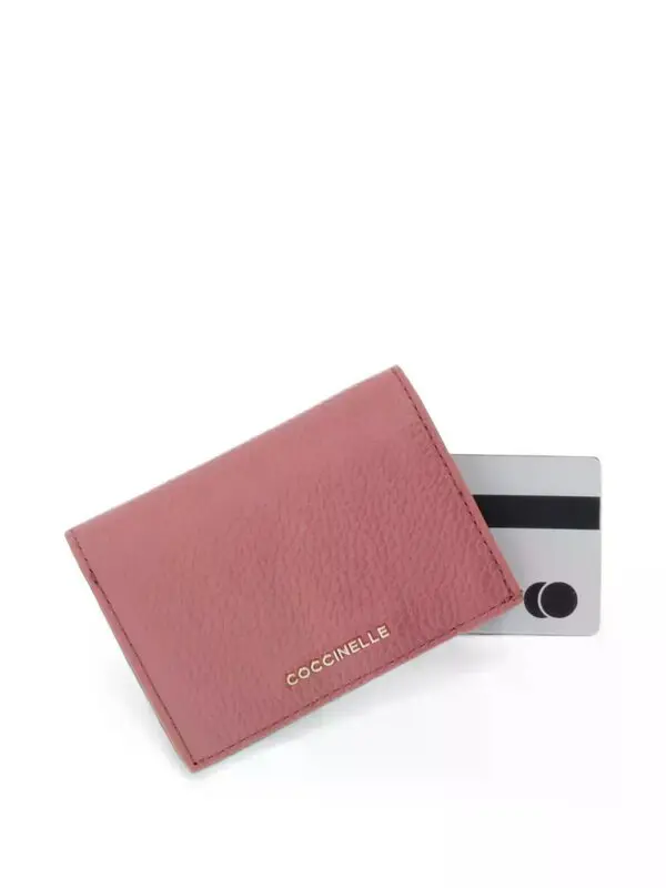COCCINELLE Grainy-leather Logo-plaque Wallet