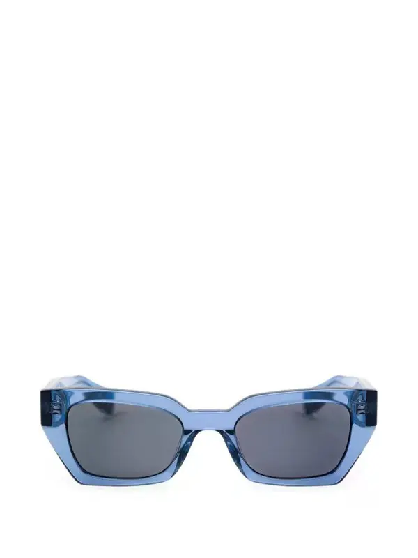 MESSYWEEKEND Luna Geometric-frame Sunglasses - Blue