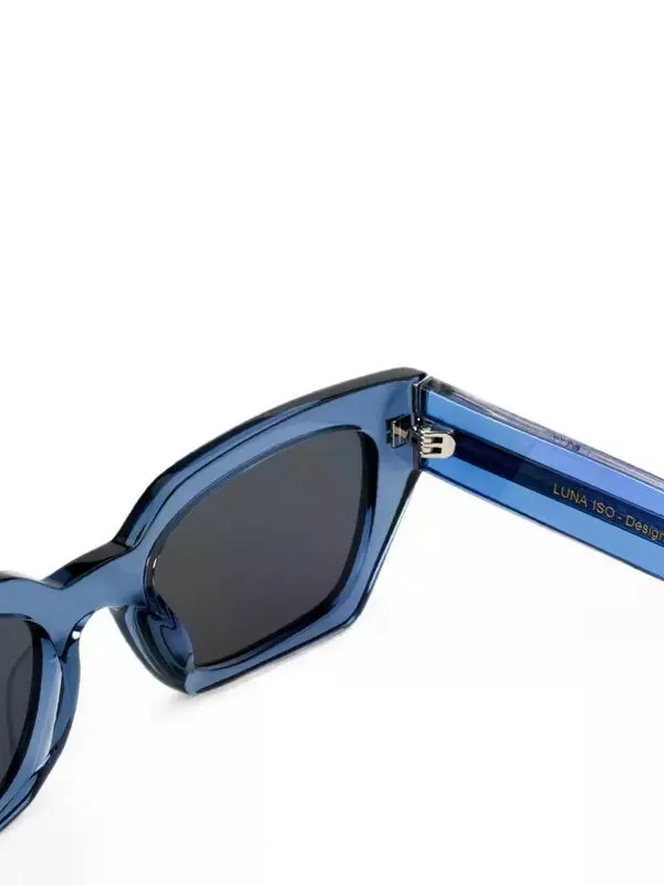 MESSYWEEKEND Luna Geometric-frame Sunglasses - Blue