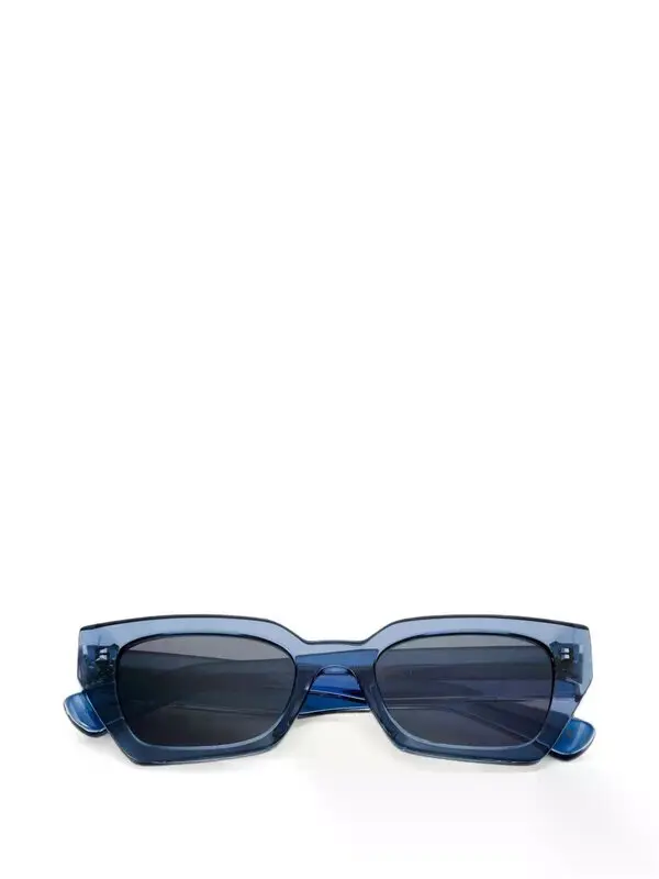 MESSYWEEKEND Luna Geometric-frame Sunglasses - Blue