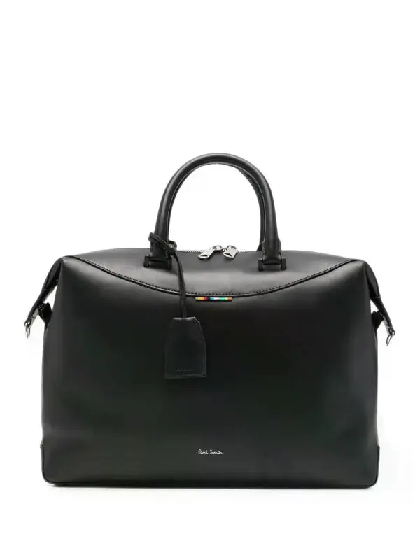 Paul Smith Signature Stripe Leather Briefcases Bag