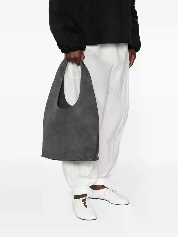 A.p.c. Suede Shoulder Bag - Grey