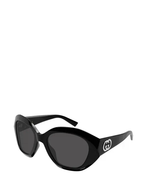 Gucci Interlocking G Geometric-frame Sunglasses
