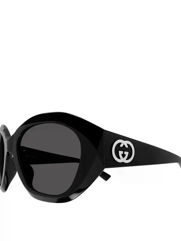 Gucci Interlocking G Geometric-frame Sunglasses