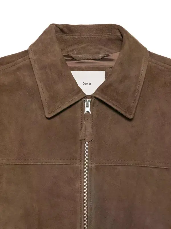 DUNST Zip-fastening Suede Jacket
