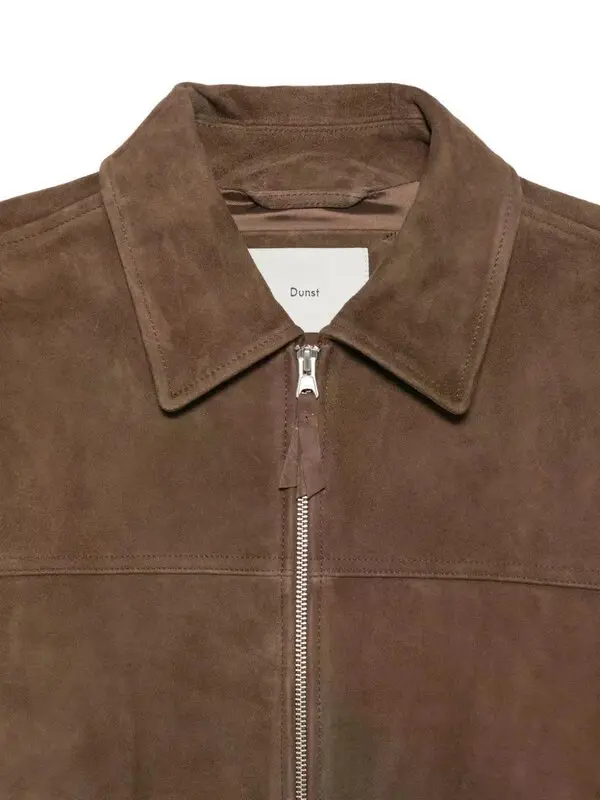 DUNST Zip-fastening Suede Jacket