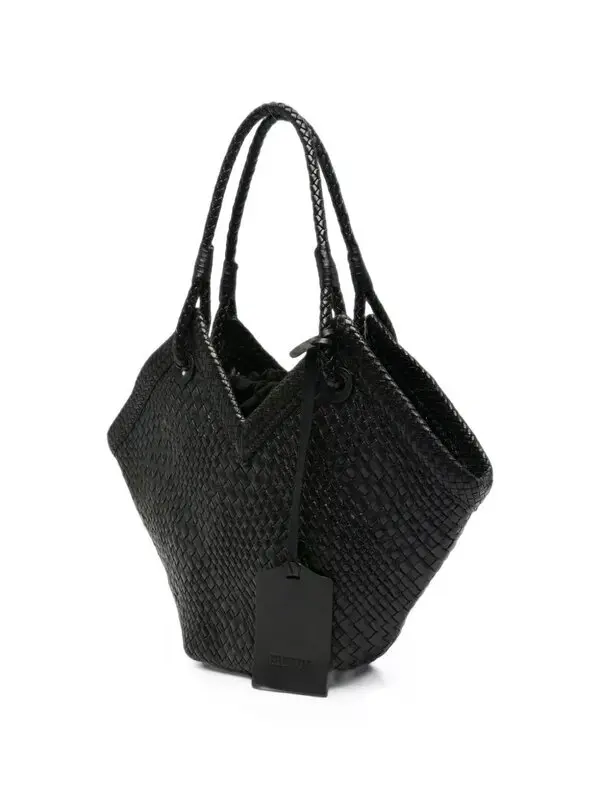 IBELIV Medium Trinity Woven-leather Tote Bag