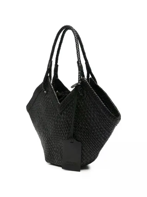 IBELIV Medium Trinity Woven-leather Tote Bag