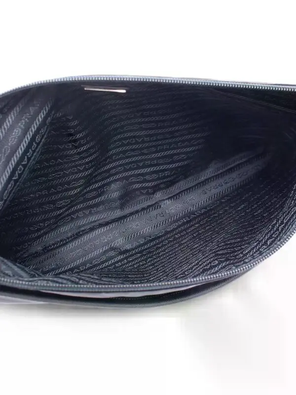Prada 2010s Tessuto Saffiano Clutch Bag