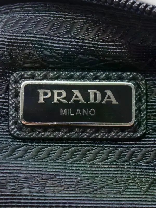 Prada 2010s Tessuto Saffiano Clutch Bag