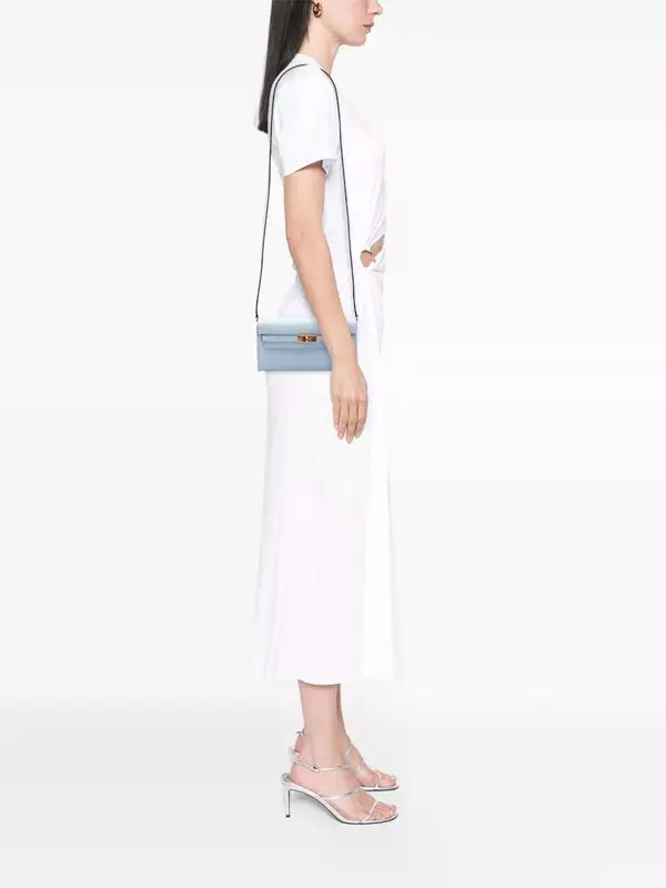 Hermès 2020 Epsom Kelly To Go Wallet Crossbody Bag - Blue
