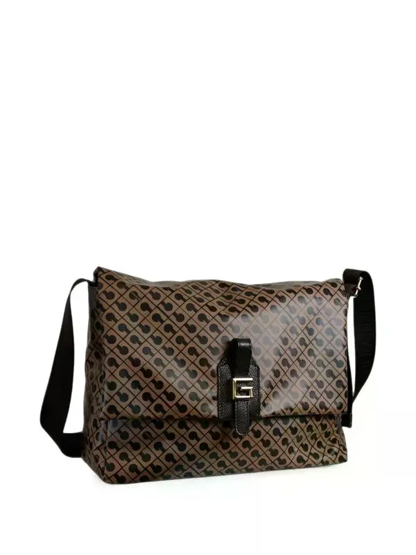 GHERARDINI Large Softy Logo-print Buckle-fastening Shoulder Bag