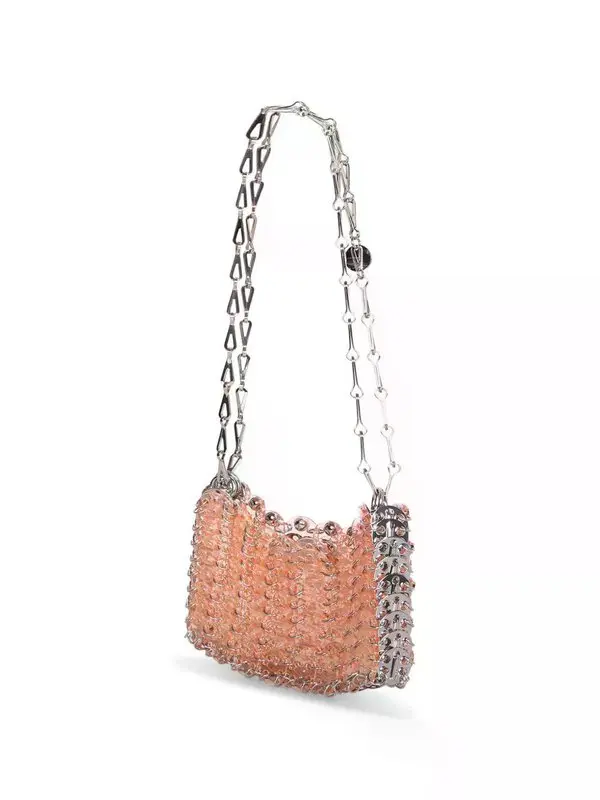 Rabanne Crystal-embellished Chain-link Shoulder Bag