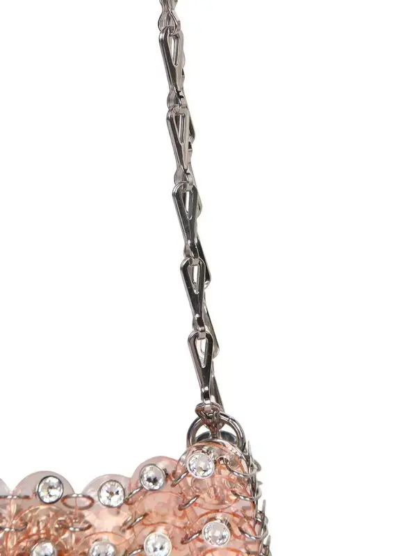 Rabanne Crystal-embellished Chain-link Shoulder Bag