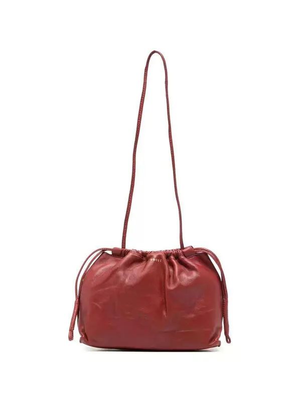 Soeur Suzette Drawstring Leather Shoulder Bag