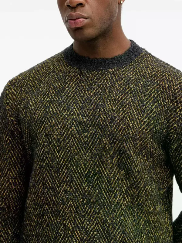 Sisley Chevron-knit Sweater