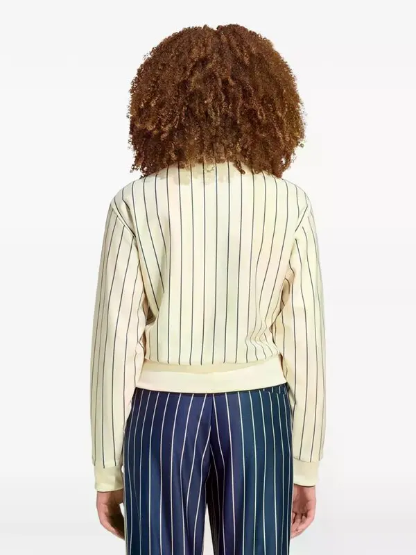Adidas Pinstripe-print Sweater