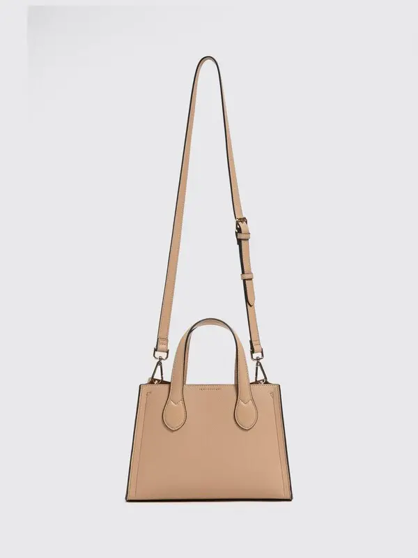TWINSET Grained Faux Leather Handbag With Removable Shoulder Strap