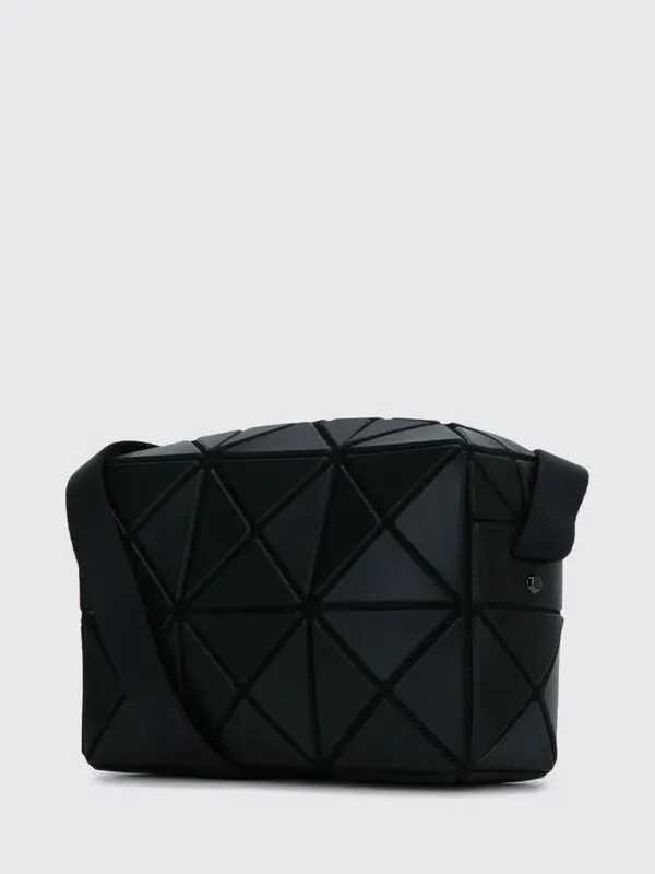 Issey Miyake Mini Camera Bag With Geometric Design And Flat Strap