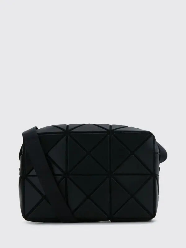 Issey Miyake Mini Camera Bag With Geometric Design And Flat Strap
