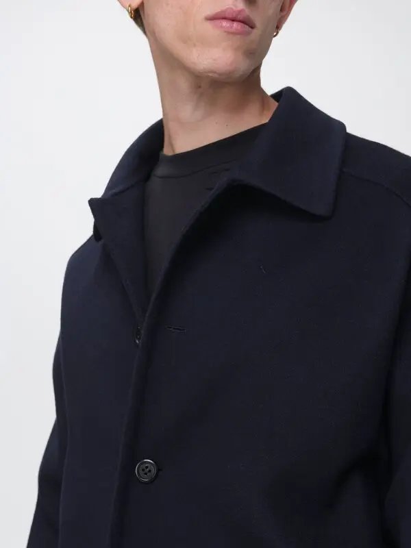 Marni Virgin Wool And Cashmere Shirt Jacket With Dropped Shoulders