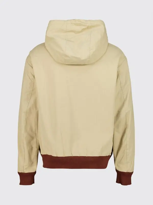 MAISON MARGIELA Cotton-blend Bomber Jacket With Hood And Numeric Logo
