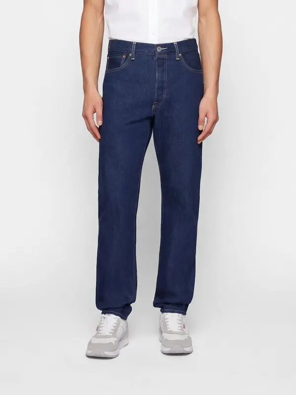 LEVI'S Tab™ Straight Fit Cotton Denim Jeans With A Five-pocket Design