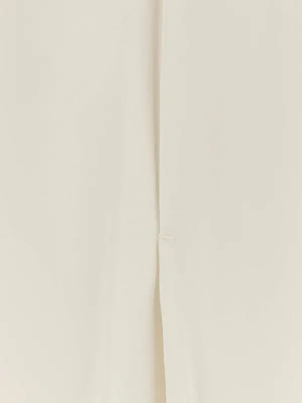 JIL SANDER High-waisted Crêpe Midi Pencil Skirt With A Side Zip Closure