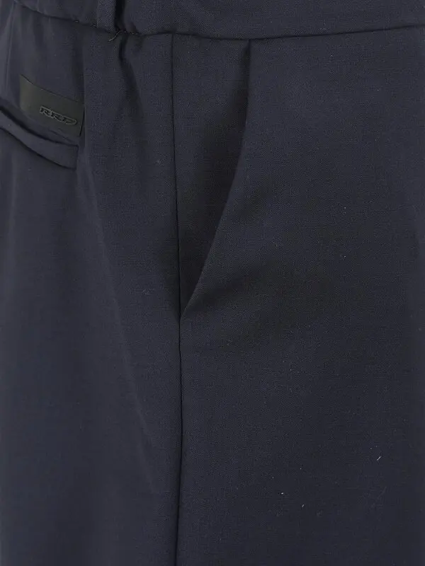 RRD Slim-cut Chino Pants In Wool Blend For An Elegant Look - Blue