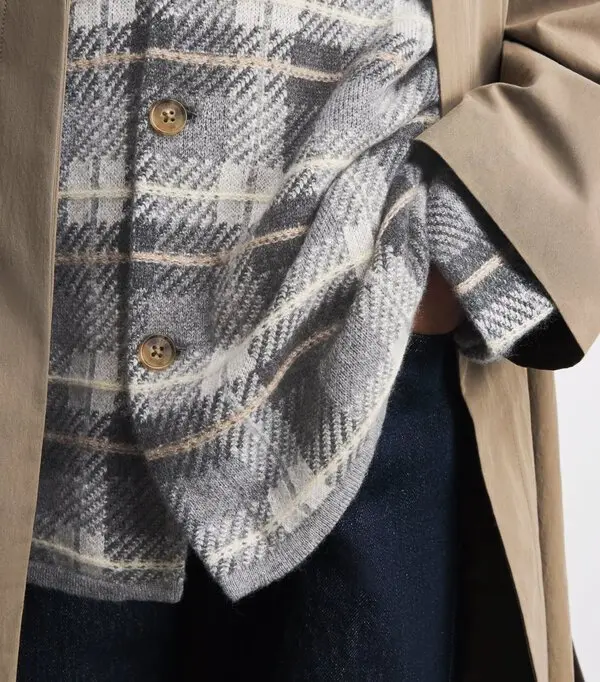 Guest In Residence Cashmere Plaid Work Shirt
