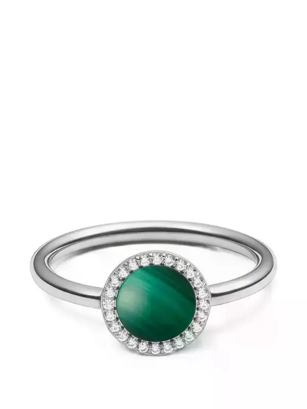 DANIEL WELLINGTON Audrey Malachite Crystal-embellished Ring