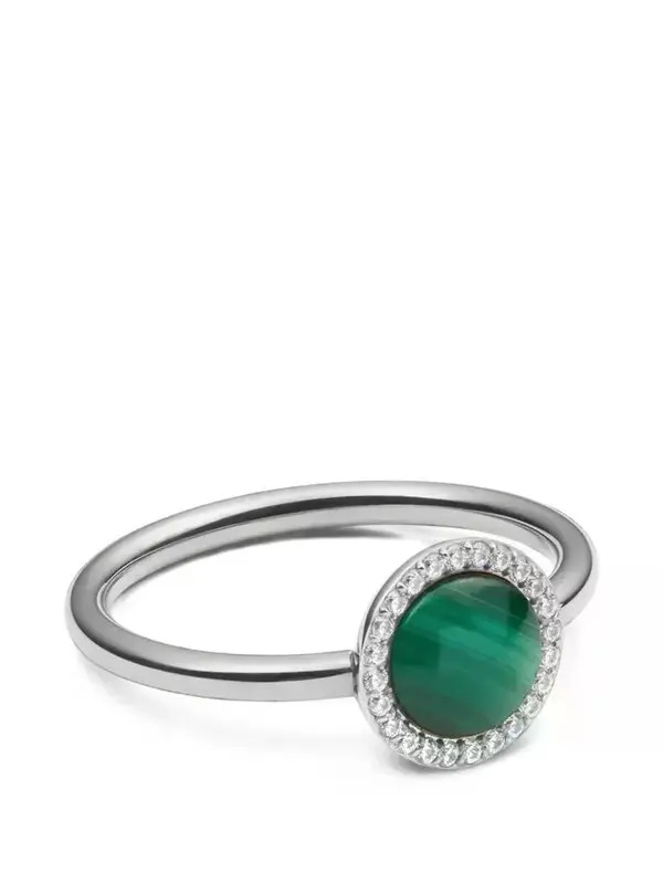DANIEL WELLINGTON Audrey Malachite Crystal-embellished Ring