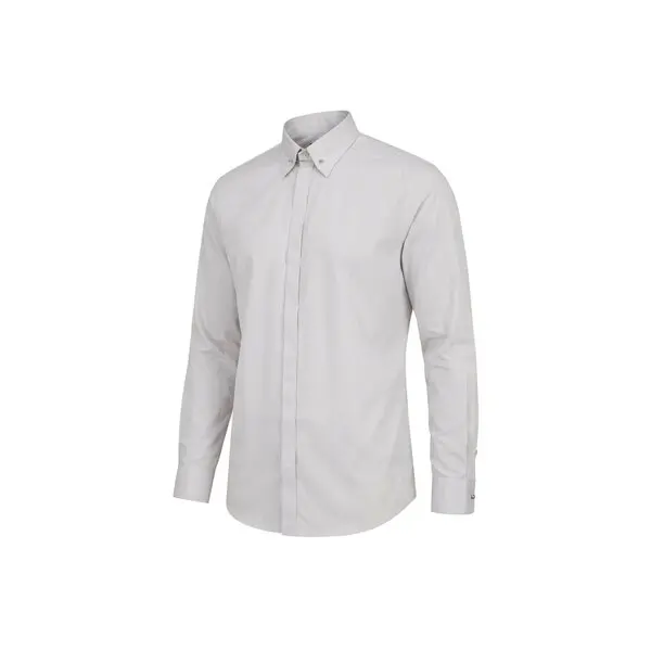 RON TOMSON Collar Pin Hidden Placket Dress Shirt