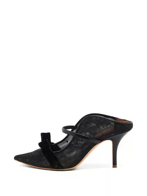 MALONE SOULIERS Margueritee Mesh Mules - Black
