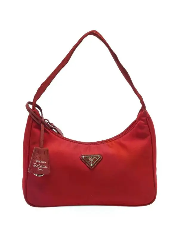 Prada Re-edition 2000 Logo-plaque Tote Bag