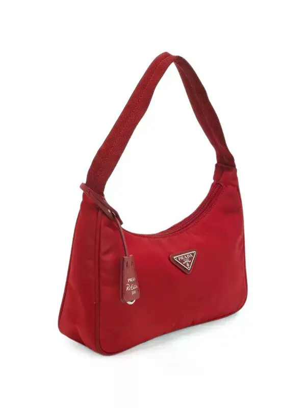 Prada Re-edition 2000 Logo-plaque Tote Bag