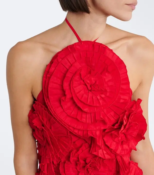 Blumarine Floral-applique Minidress