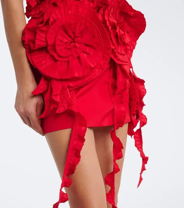 Blumarine Floral-applique Minidress