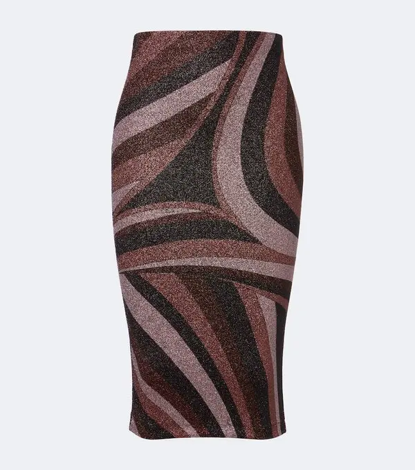 Emilio Pucci Iride Lurex® Jersey Pencil Skirt