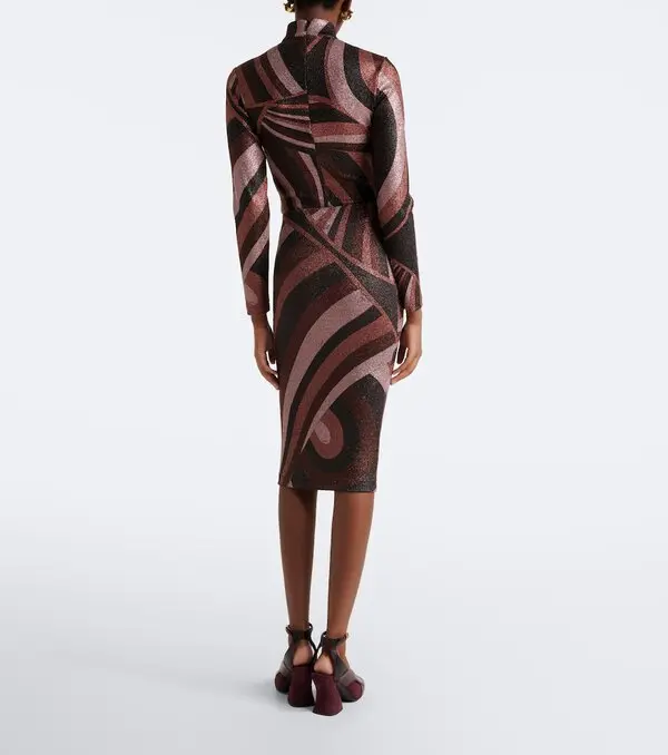 Emilio Pucci Iride Lurex® Jersey Pencil Skirt