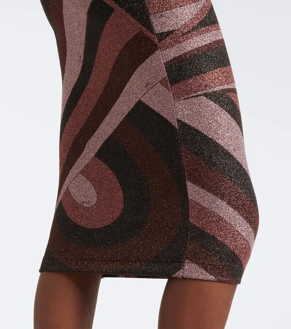 Emilio Pucci Iride Lurex® Jersey Pencil Skirt