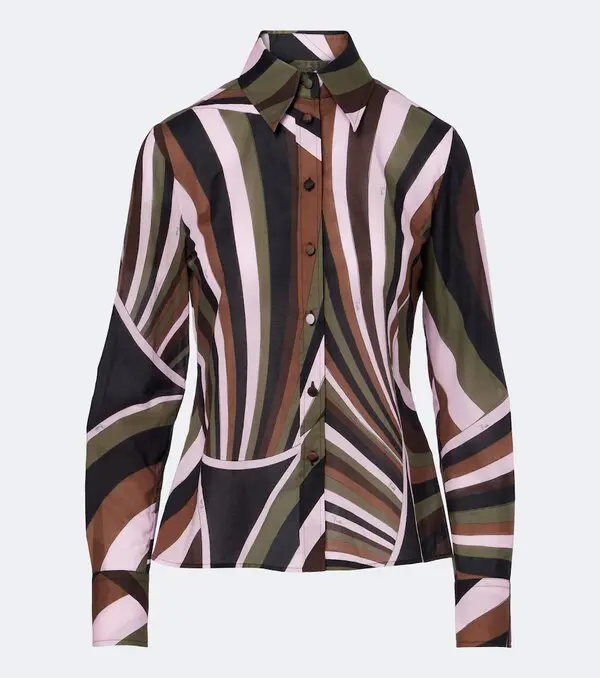 Emilio Pucci Iride Cotton Muslin Shirt