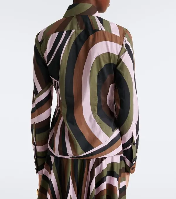 Emilio Pucci Iride Cotton Muslin Shirt